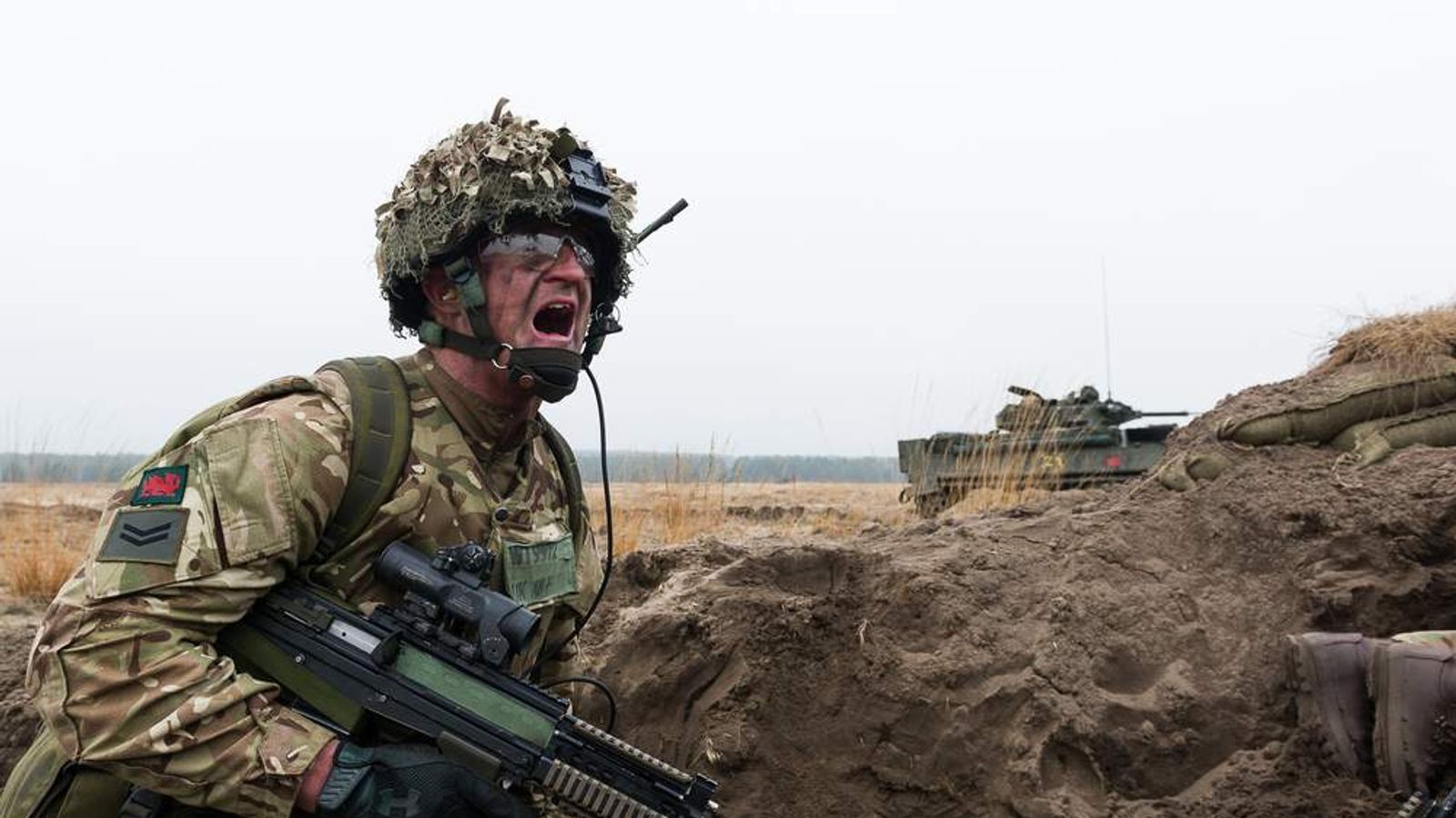 UK's Show Of Force Against Russian Aggression | World News | Sky News