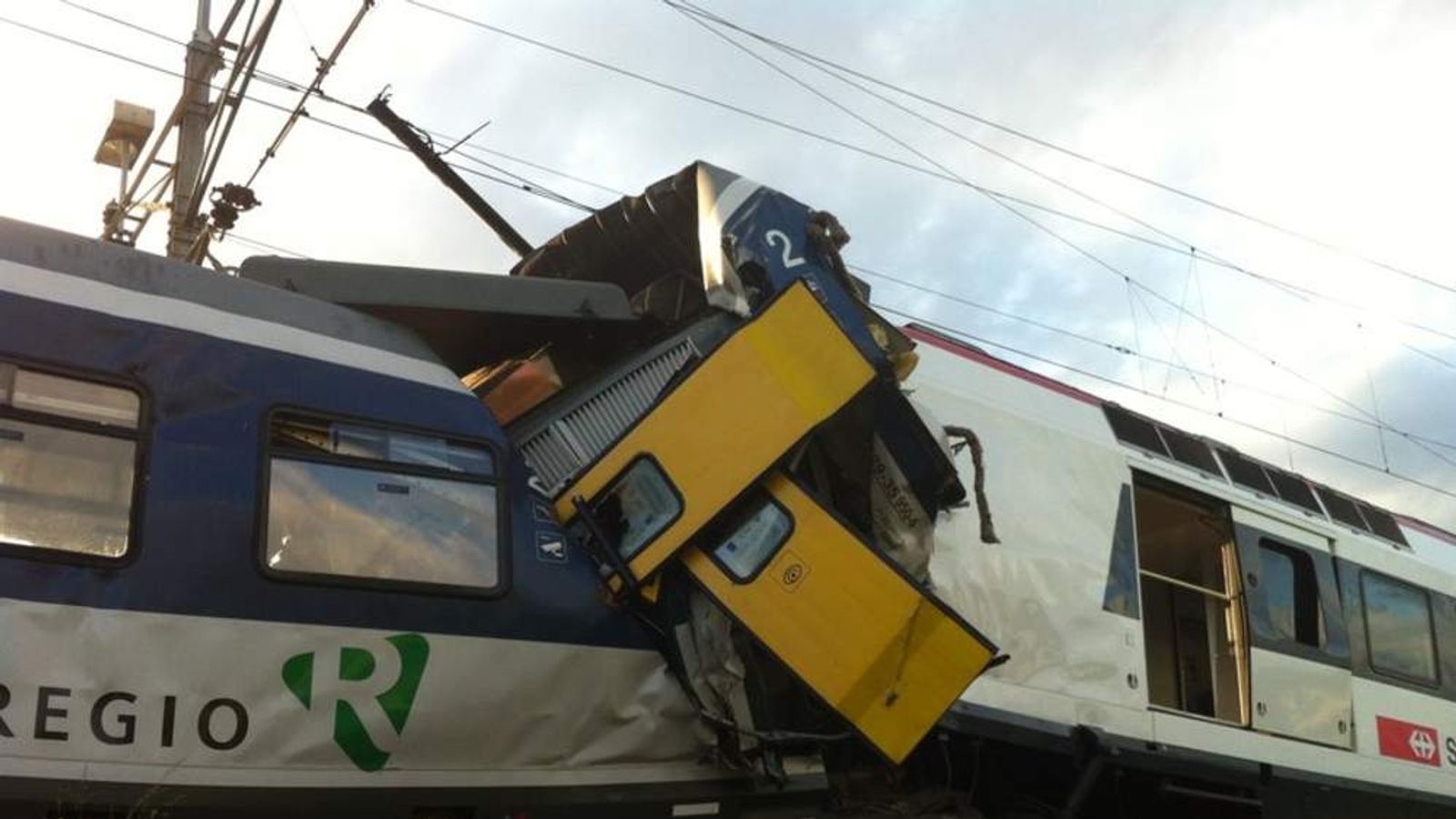 Swiss Train Crash: 35 Passengers Injured | World News | Sky News