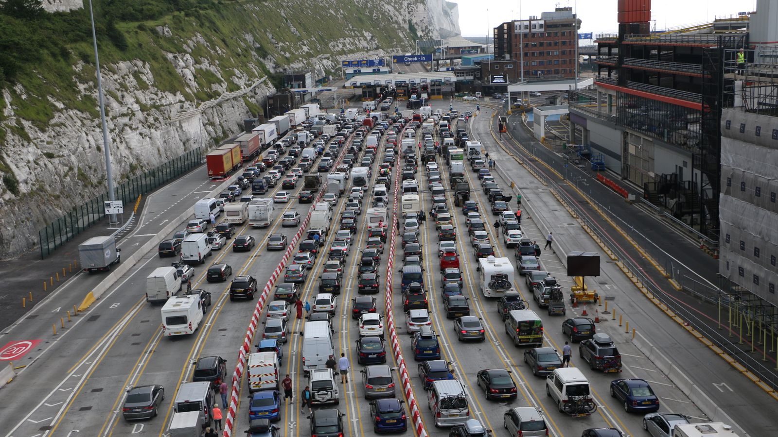 Dover Delays Ease After Border Control Chaos | UK News | Sky News