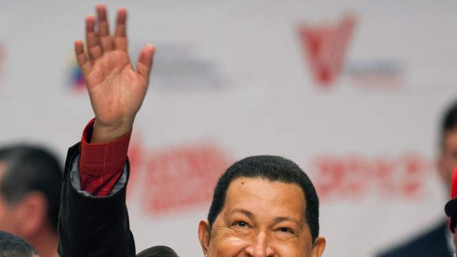 Chavez Rocks Up At Pre-Election Street Party | World News | Sky News