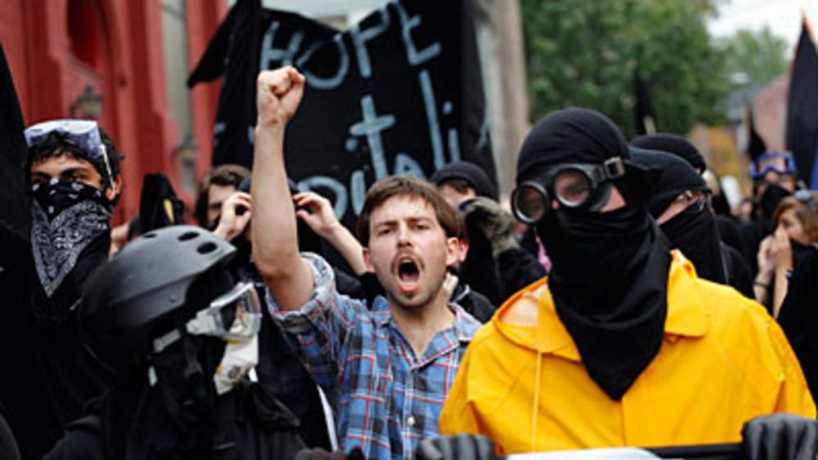 Riot Police Fire Tear Gas At G20 Protesters | World News | Sky News