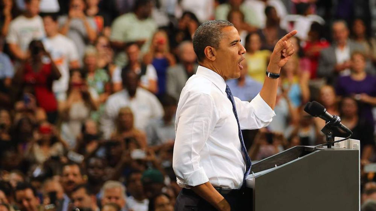 US Agent Found Passed Out After Obama Rally | US News | Sky News