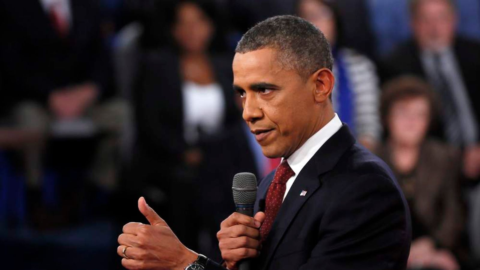 Obama Fights Back In Feisty Presidential Debate | US News | Sky News