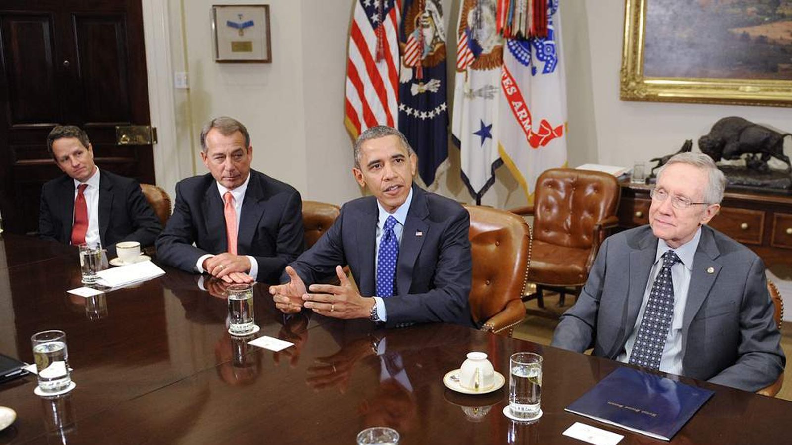 Top Lawmakers Meet To Discuss 'Fiscal Cliff' | US News | Sky News