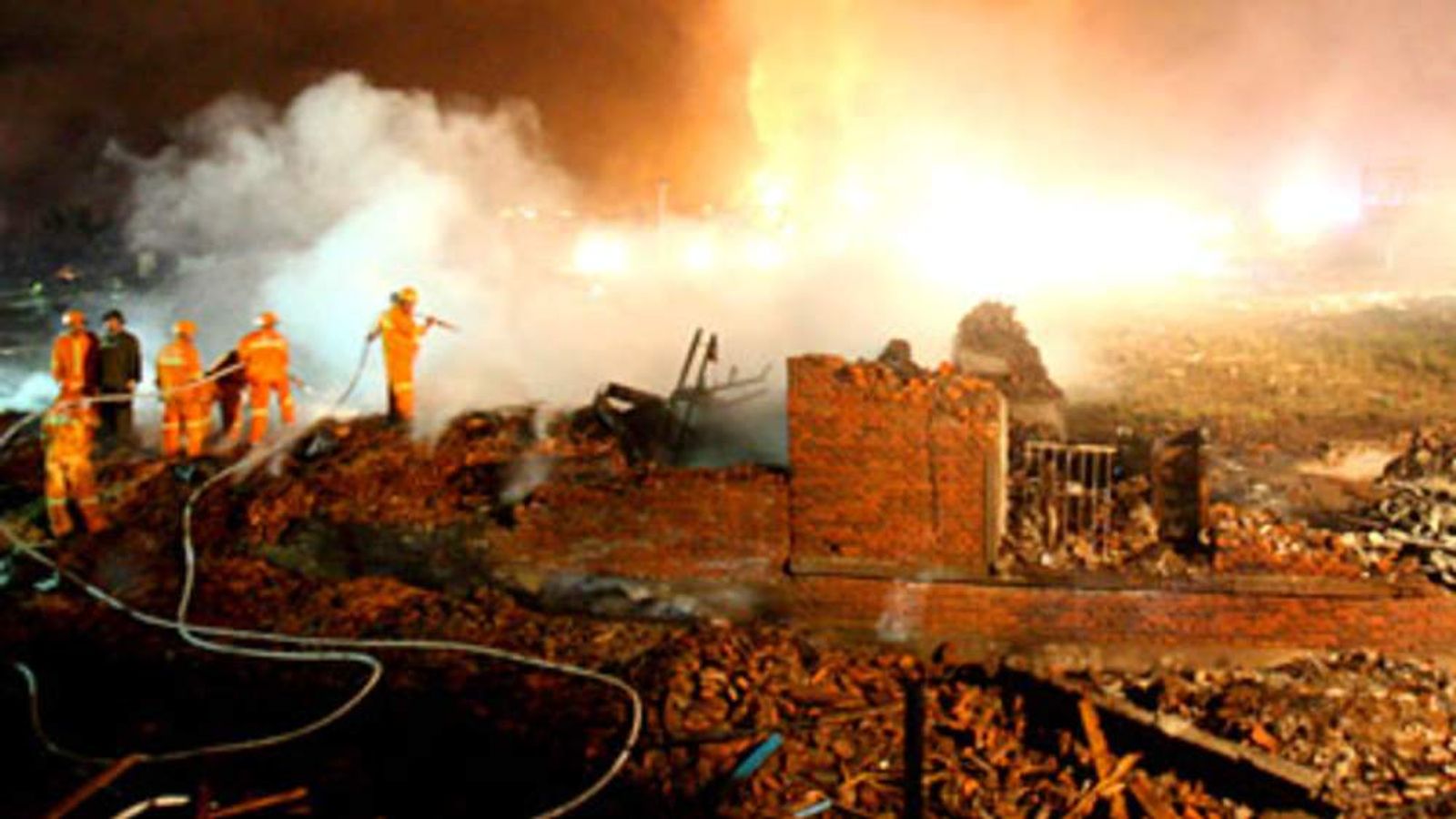 China Fireworks Blast Factory Was 'Illegal' | World News | Sky News