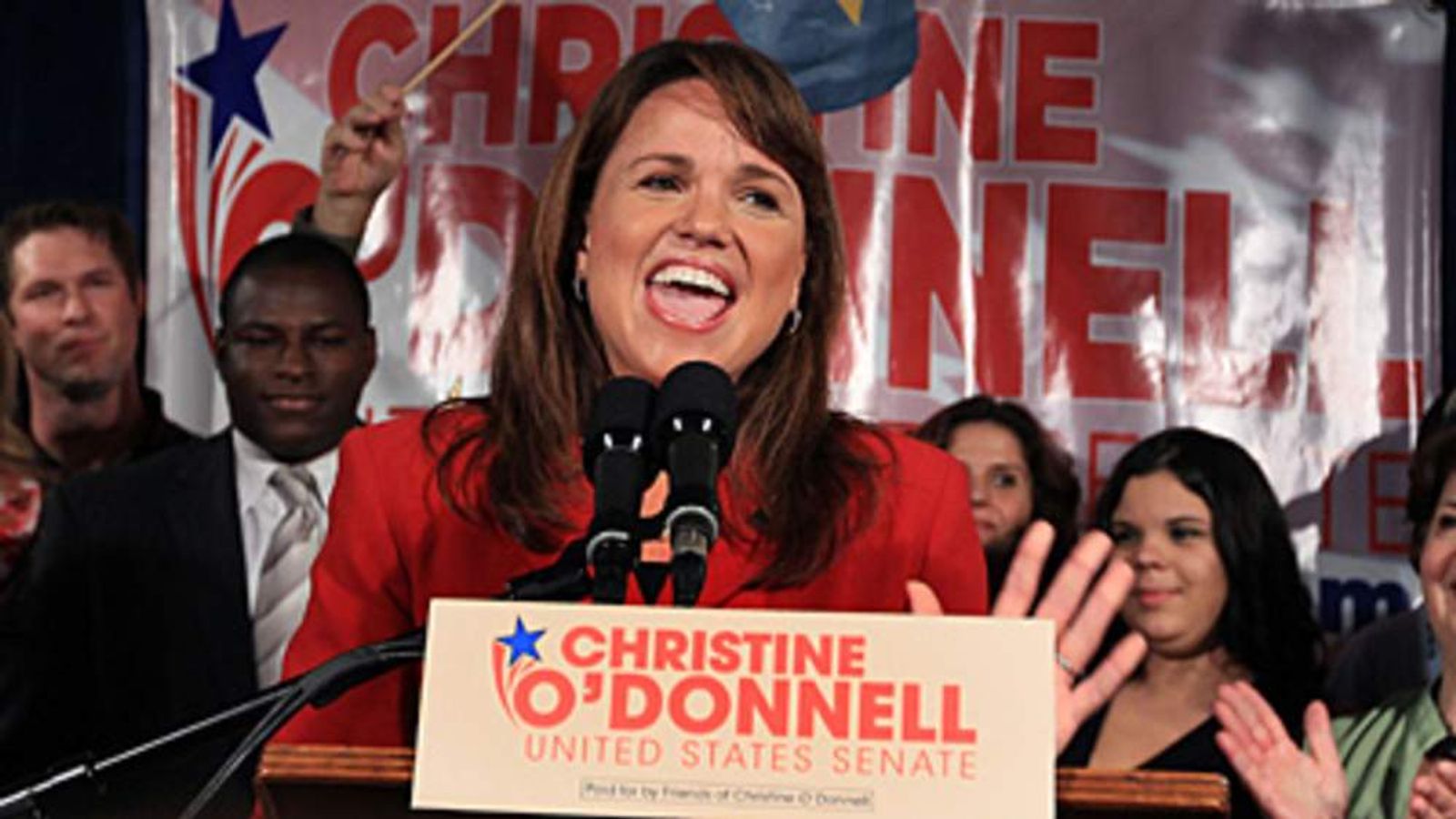 'New Palin' Celebrates Tea Party Primary Win | Scoop News | Sky News