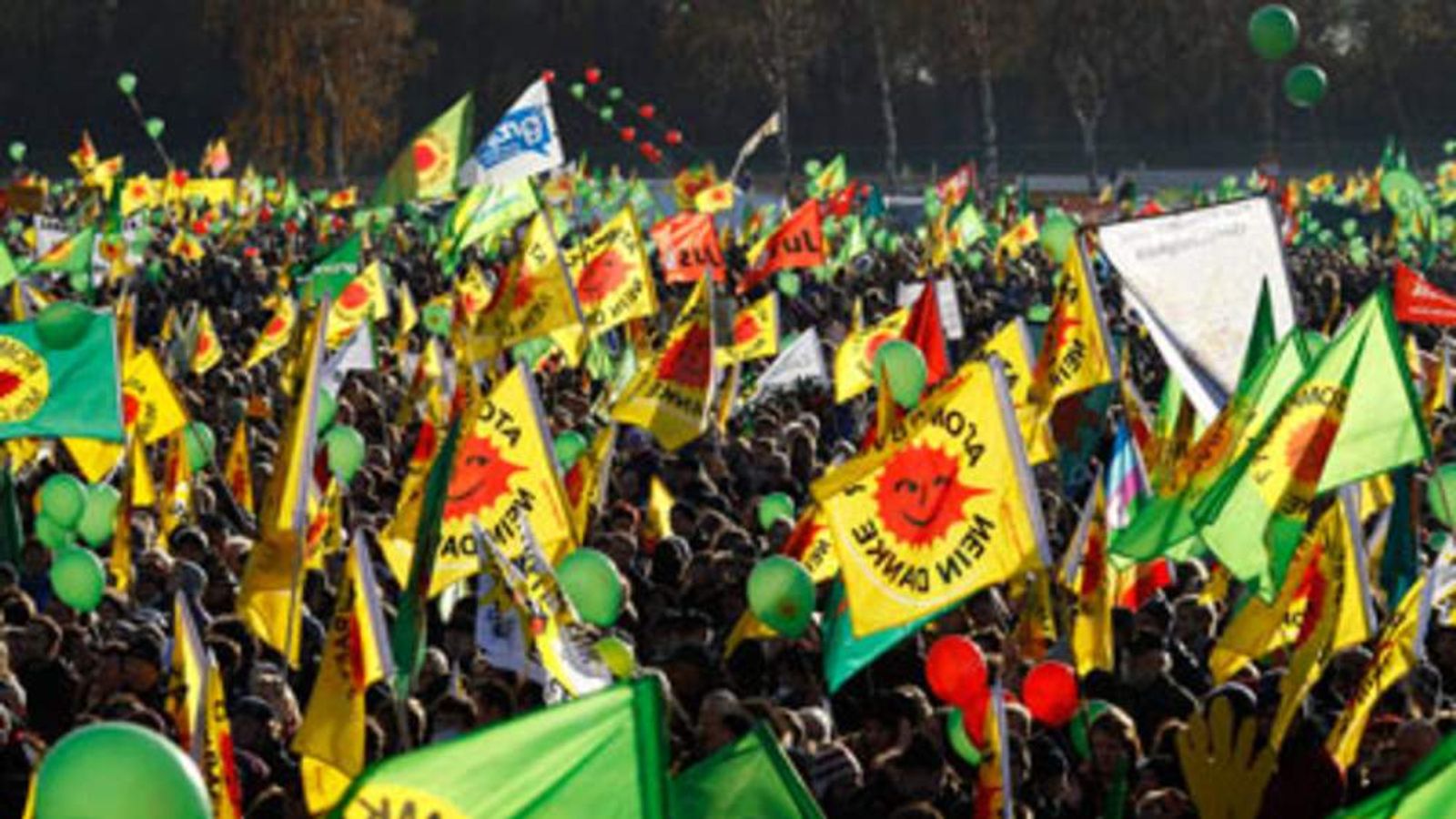 Mass Rally Against Germany's Nuclear Plans | World News | Sky News