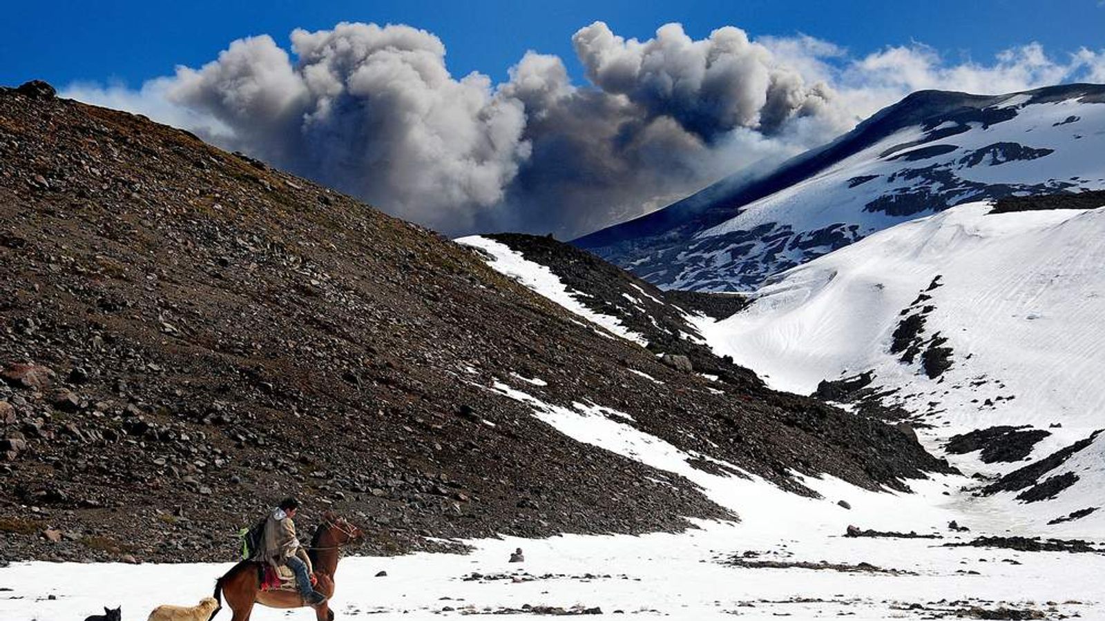 Chile: Red Alert As Volcano Spews Ash And Gas | World News | Sky News