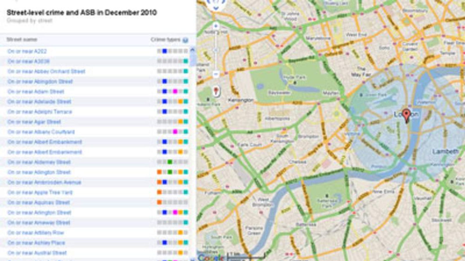Govt Defends 'Crackers' Crime-Mapping Site | UK News | Sky News