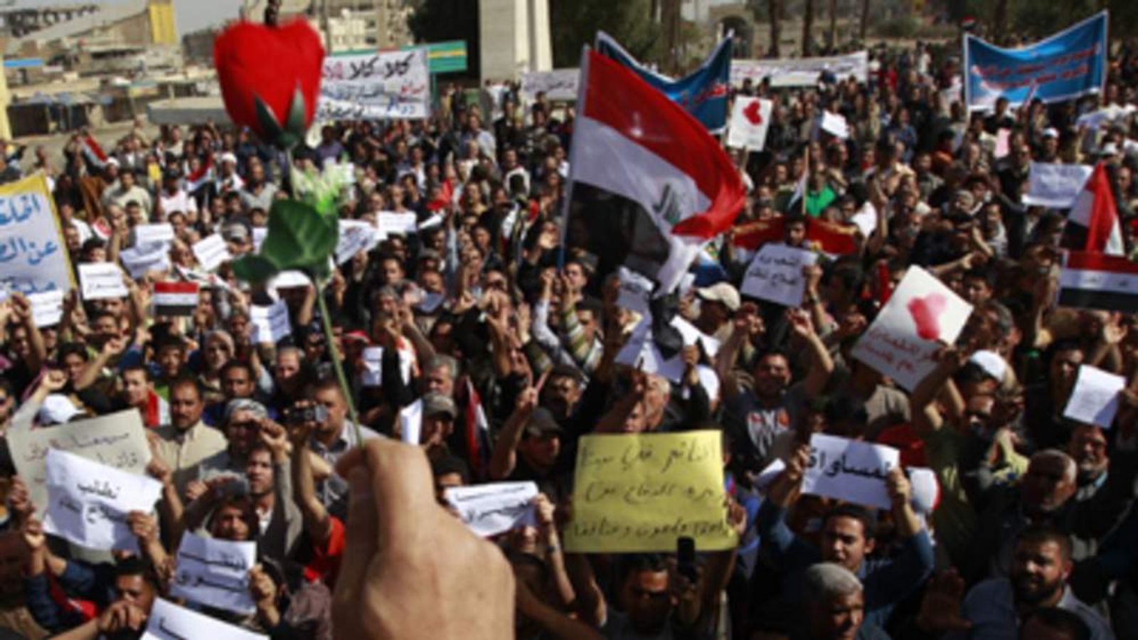 Protesters Keep Up Pressure In Middle East | World News | Sky News