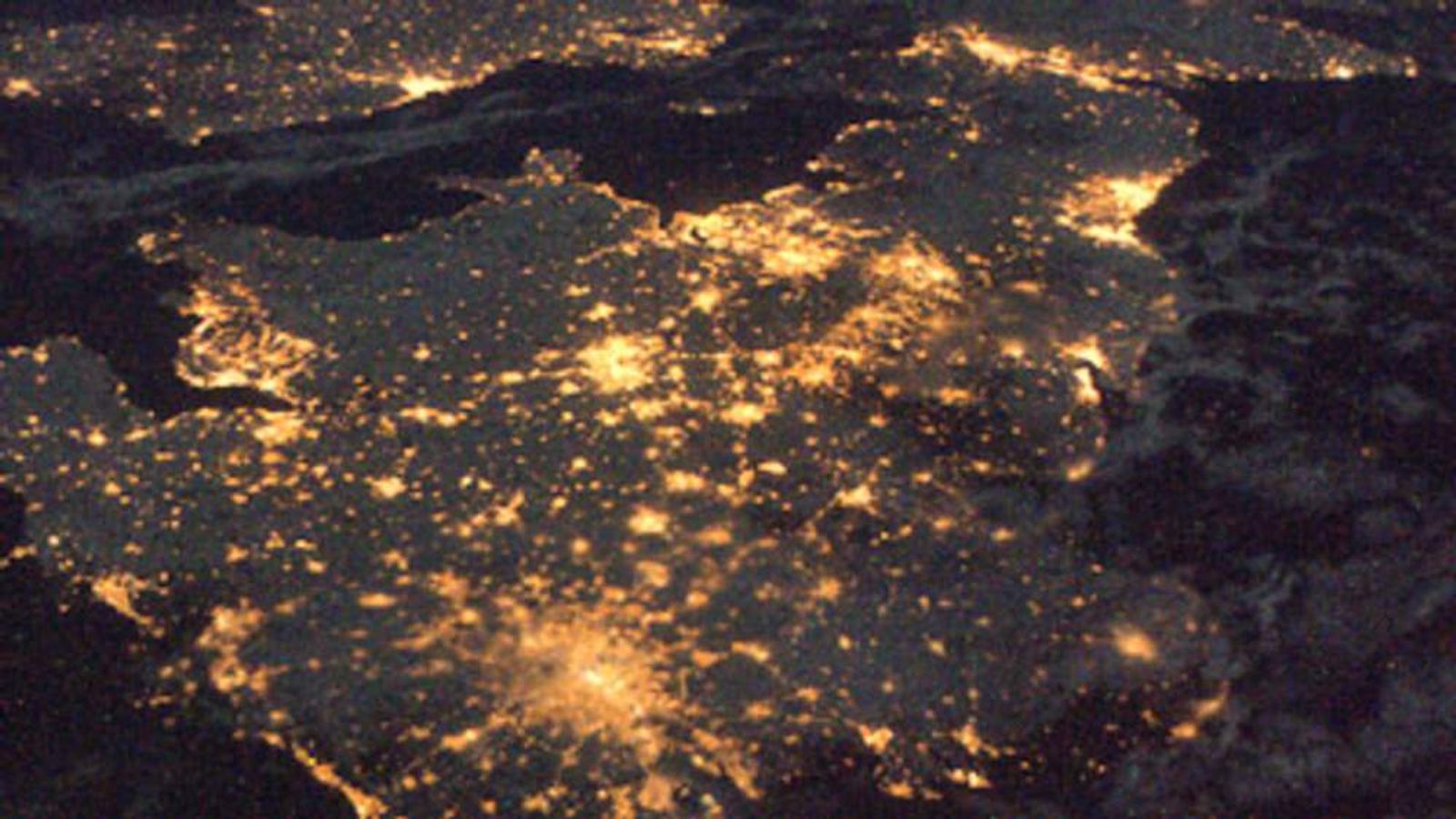 Light Fantastic: Britain Glows In Space Pics | UK News | Sky News