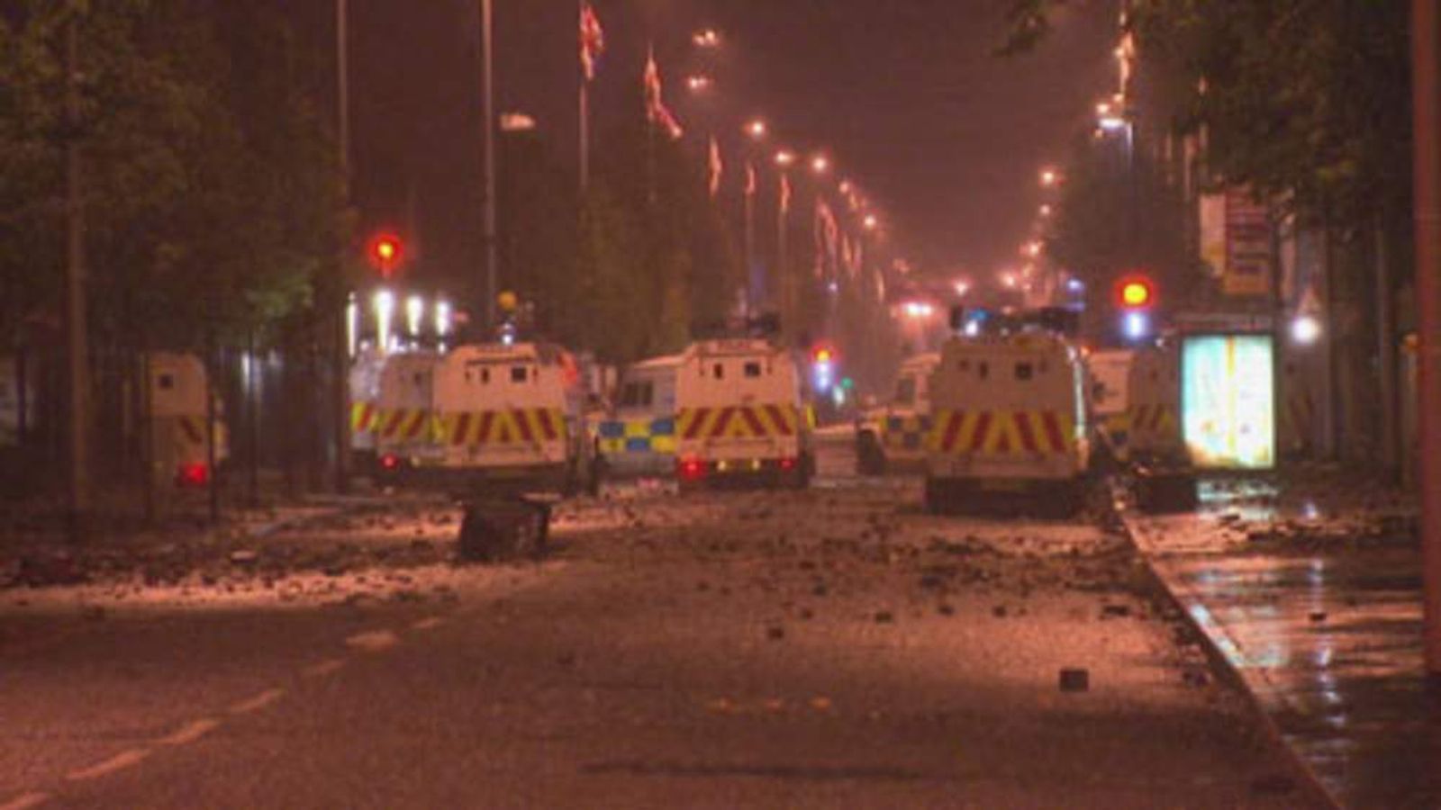Police: Paramilitaries Behind Belfast Riot | UK News | Sky News