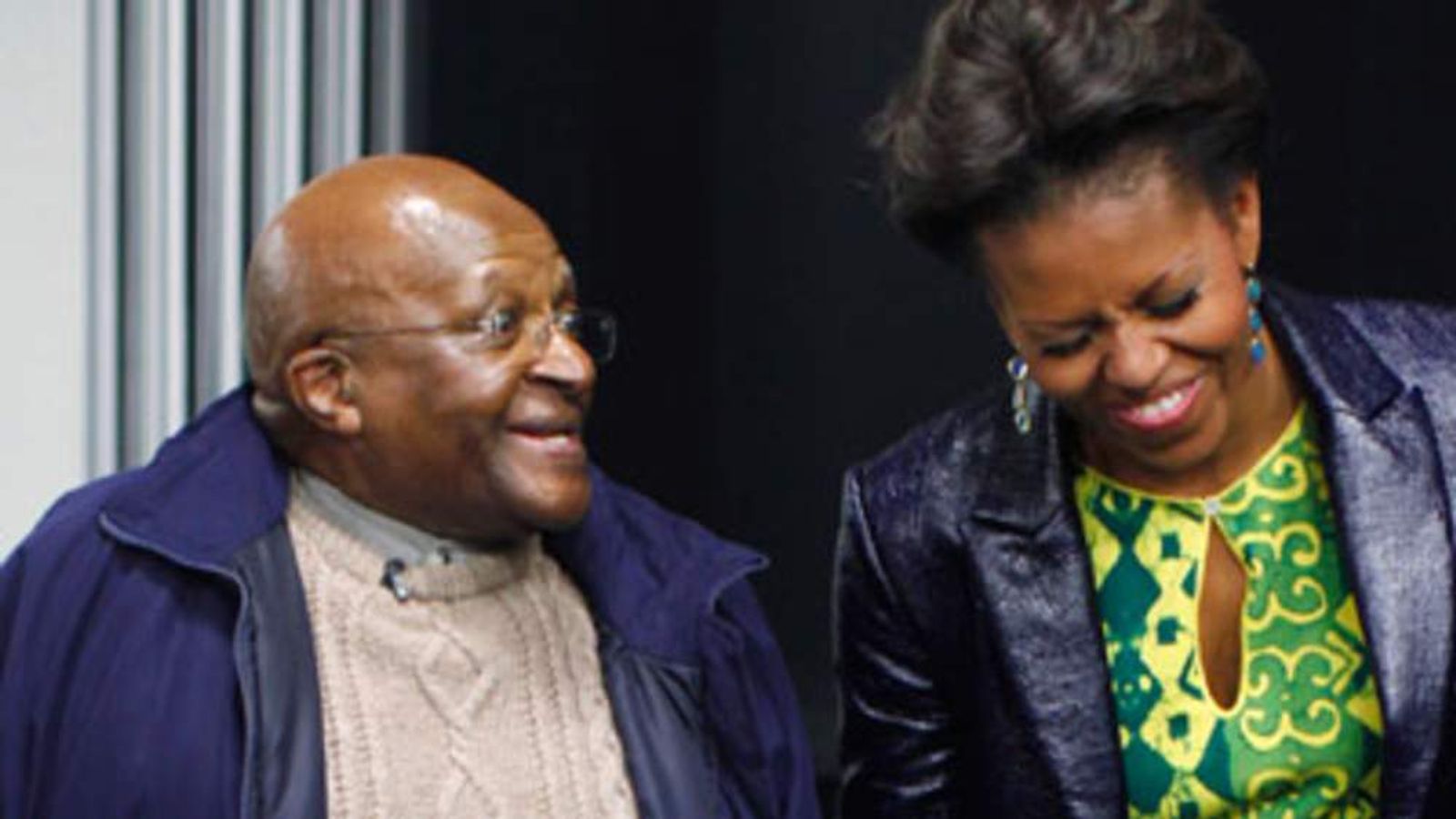 First Lady's Fond Farewell To South Africa | World News | Sky News