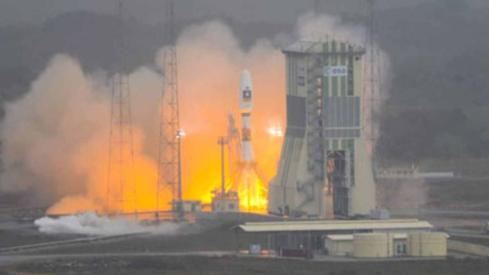 Europe's First Sat-Nav Satellites Launched | World News | Sky News