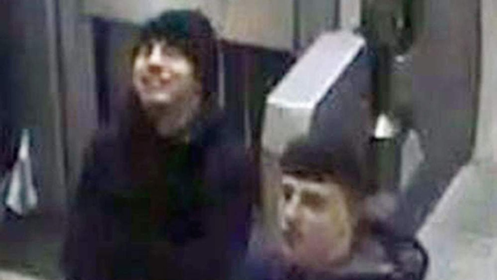 Rail Stabbing: Two Suspects Snapped On CCTV | UK News | Sky News
