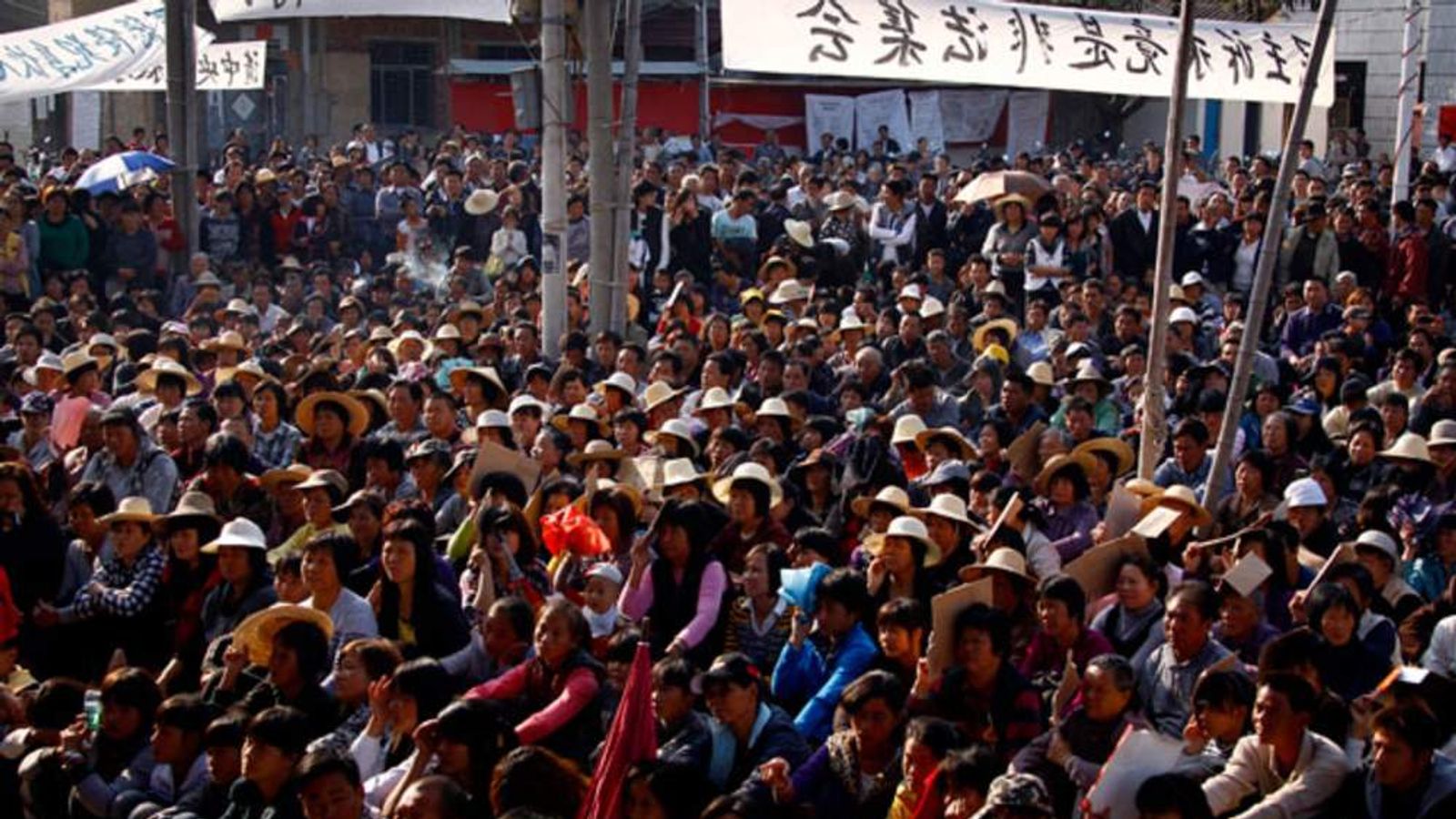 China: Villagers Win Key Fight Over Land | World News | Sky News