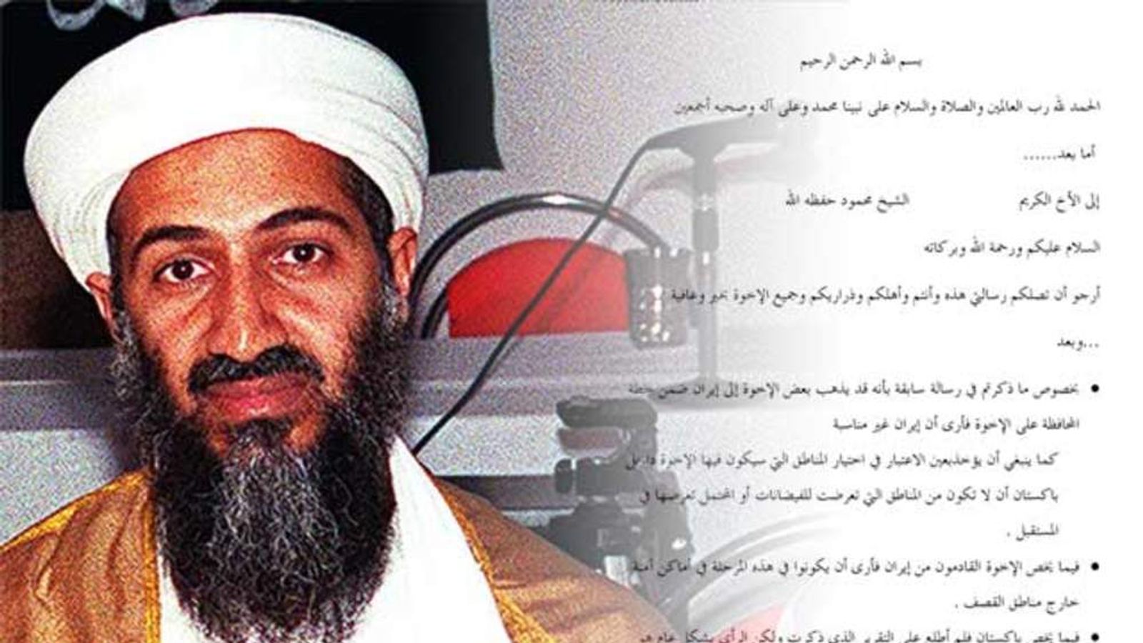 Revealed: The Osama Letters In Full | World News | Sky News