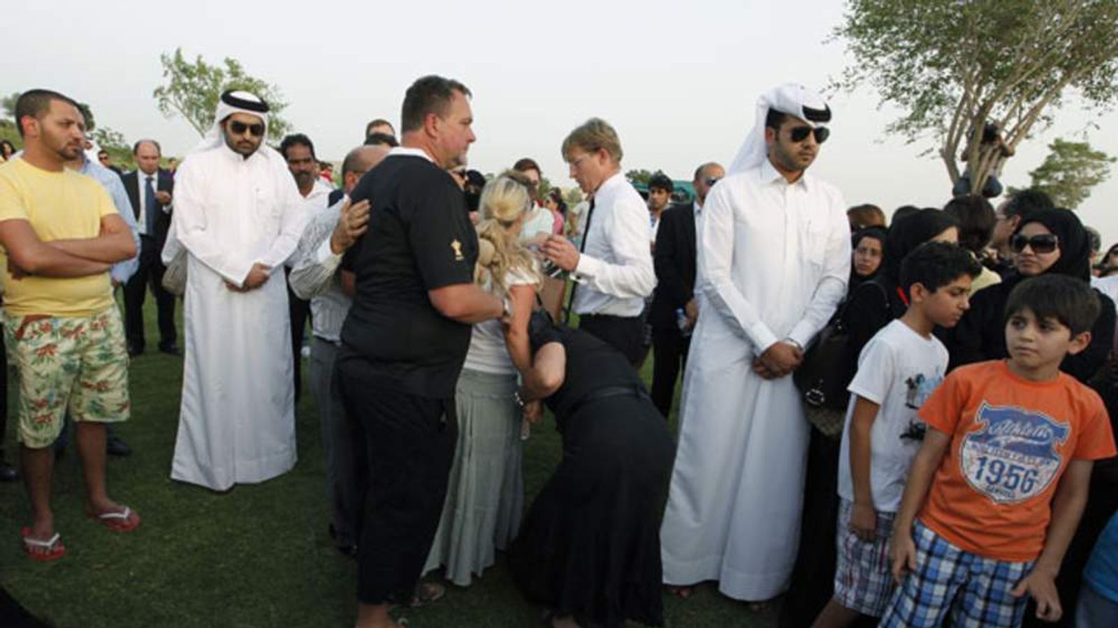 Doha Unites To Mourn Victims Of Mall Fire | World News | Sky News