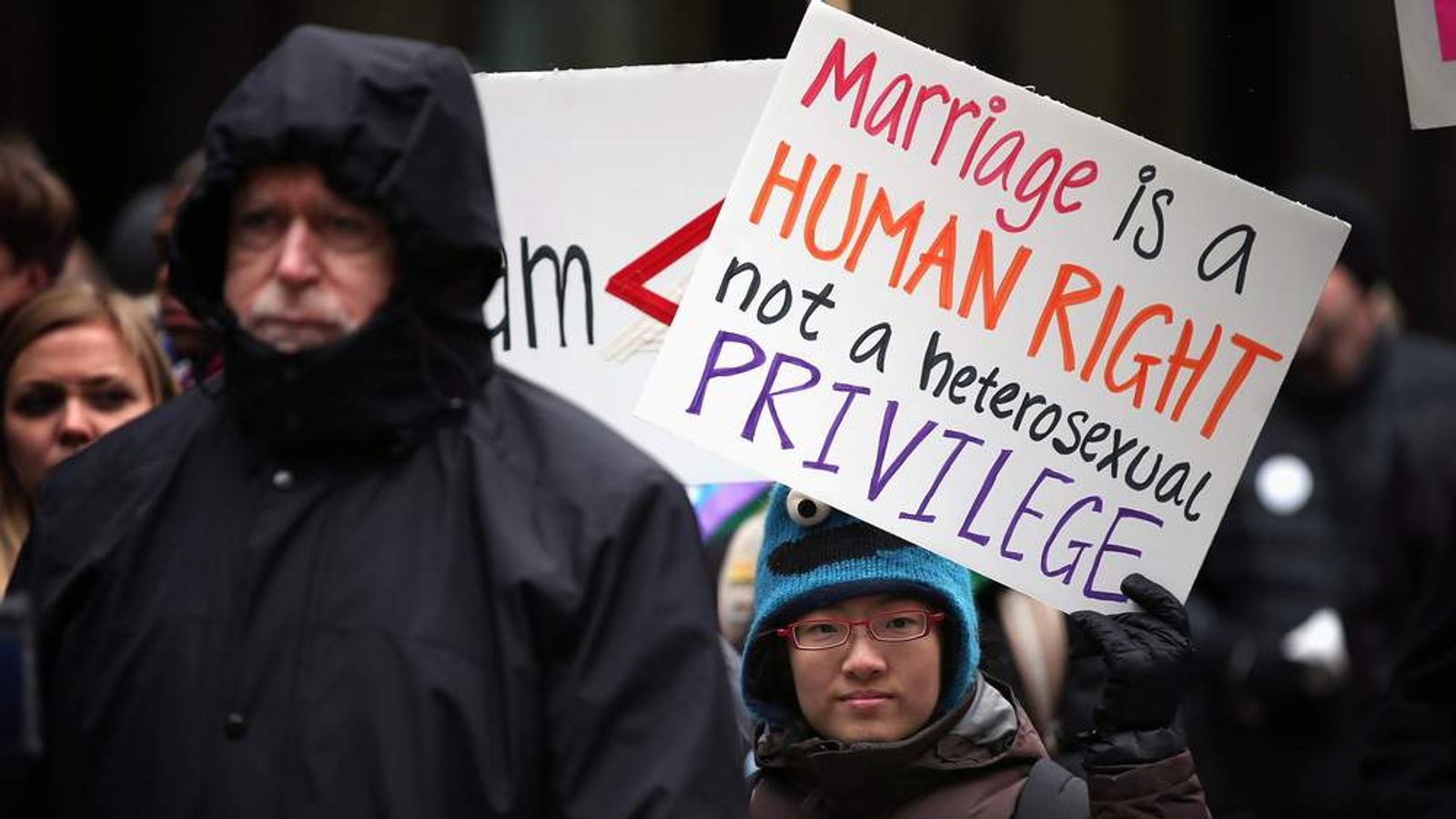 Illinois Lawmakers Approve Gay Marriage Bill Us News Sky News