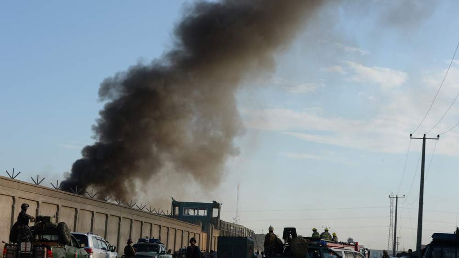 Afghanistan: Taliban Attack On Nato Compound | World News | Sky News