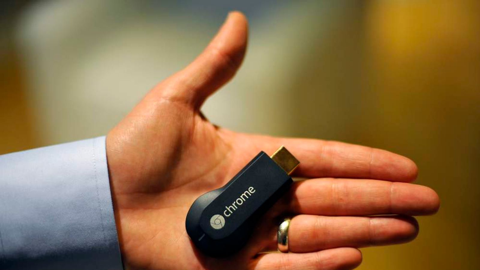 Google Unveils £22 Web TV Streaming Dongle | UK News | Sky News
