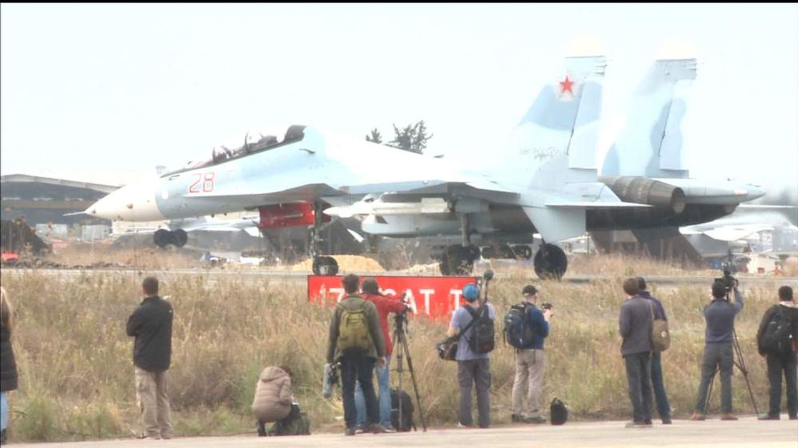 Russia Bolstering Air Campaign In War-Ravaged Syria | Scoop News | Sky News