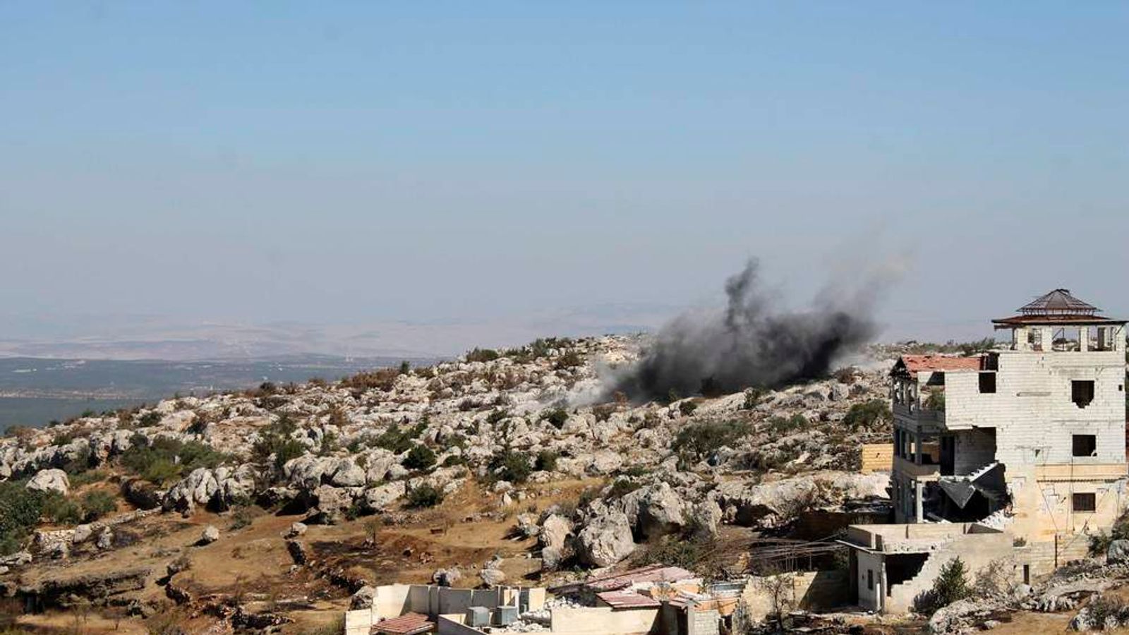 Syria: 'Unorthodox' Gas Attacks Point To Militia | World News | Sky News