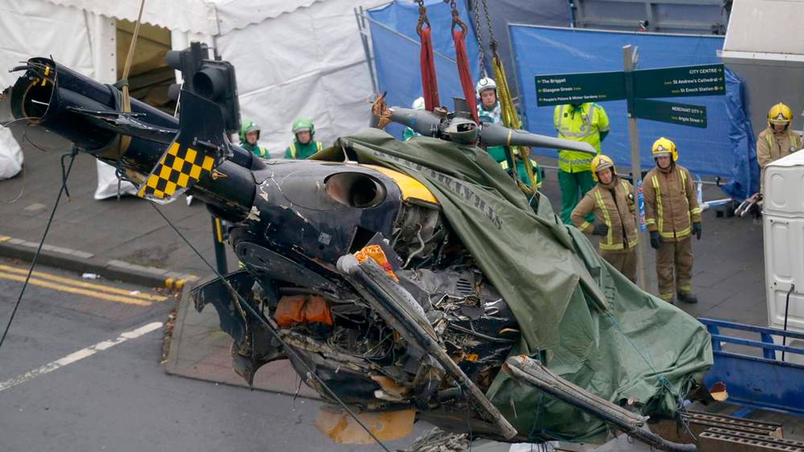 Glasgow Helicopter Crash: 'No Engine Failure' | UK News | Sky News
