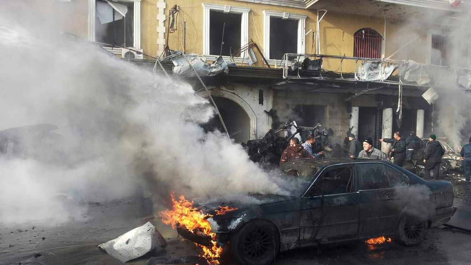 Lebanon: Bomb Blast In Hizbollah Stronghold | World News | Sky News