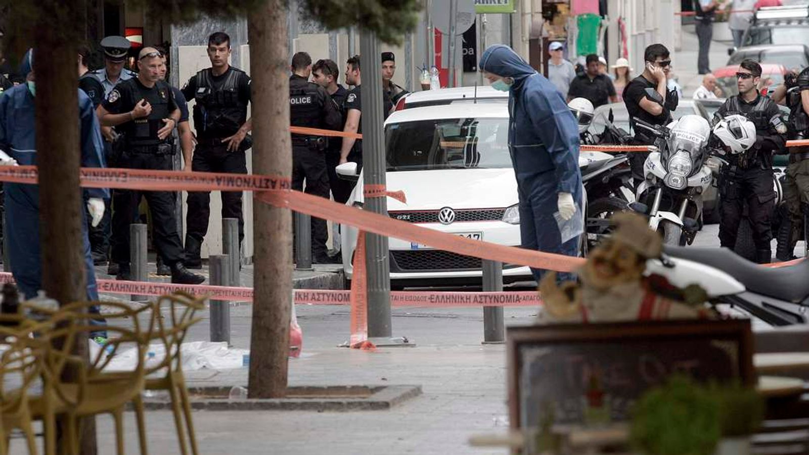 Tourists Hurt As 'Most Wanted' Greek Arrested | World News | Sky News