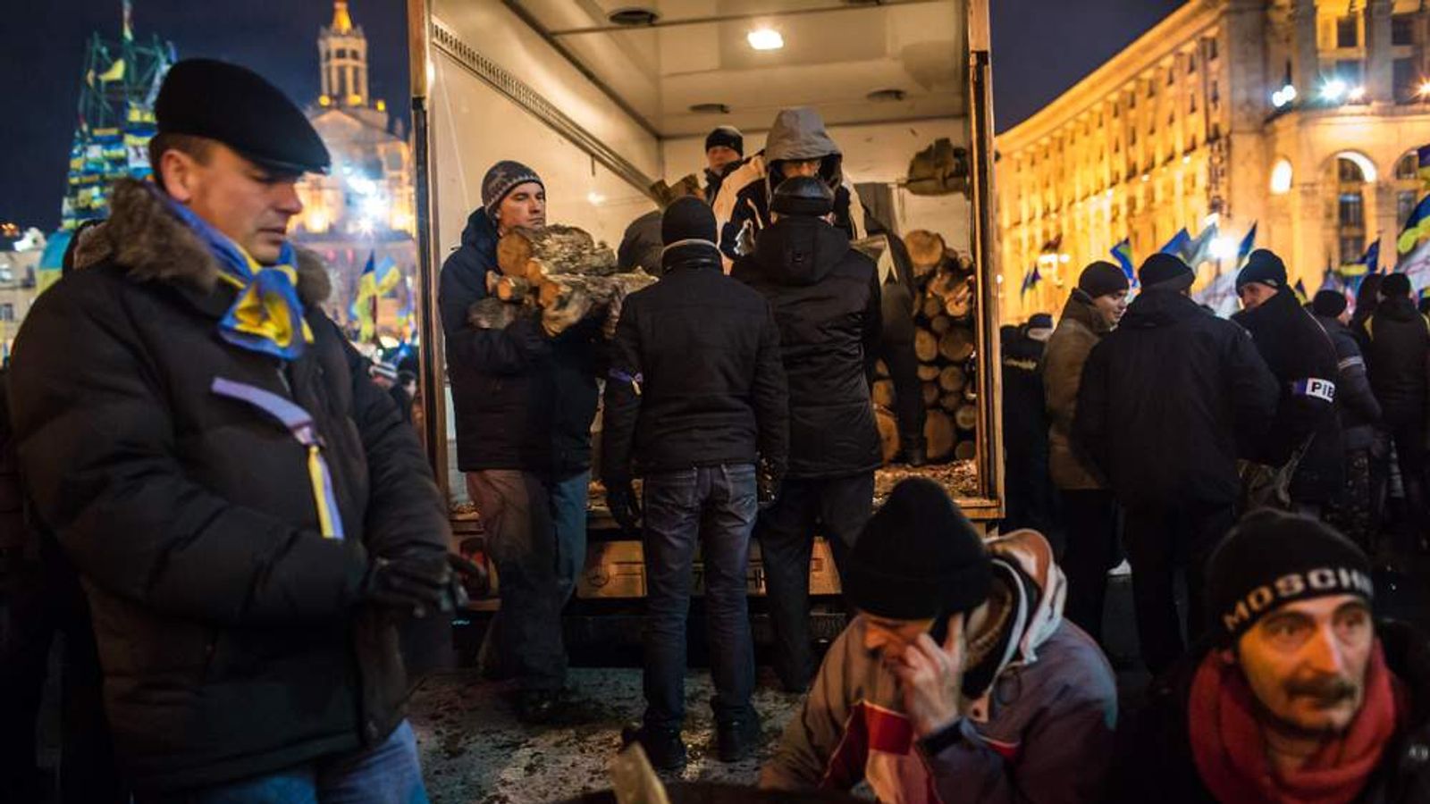 Kiev Protesters In Show Of Determination | World News | Sky News