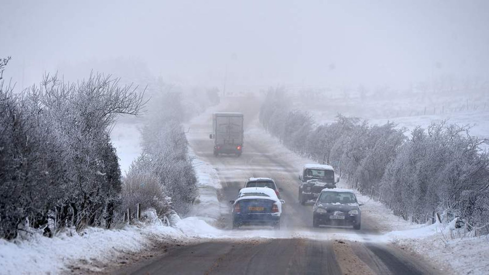 'Thundersnow' Storms As Icy Blast Hits UK | UK News | Sky News