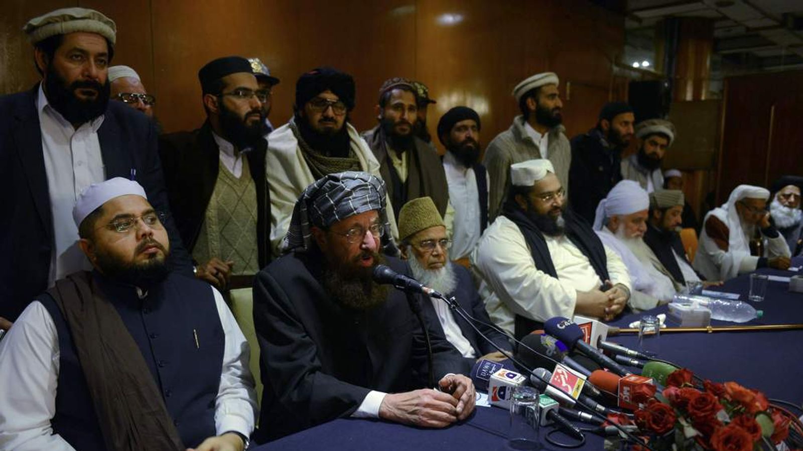 Pakistan Halts Taliban Talks Over Army Killings | World News | Sky News