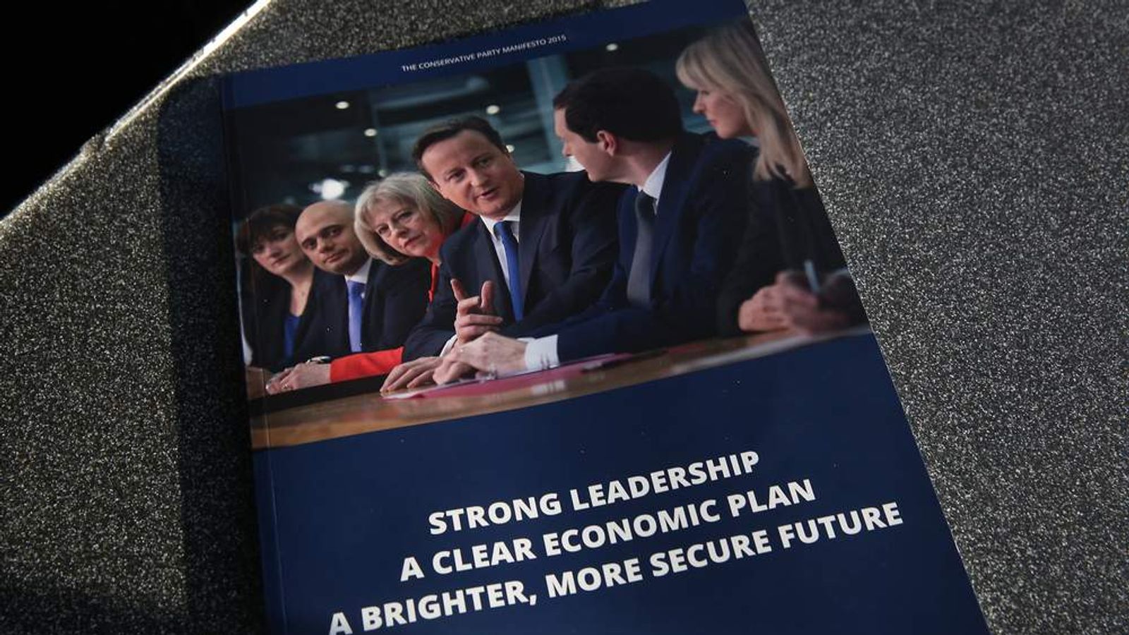 Conservative Party Manifesto At A Glance | Politics News | Sky News
