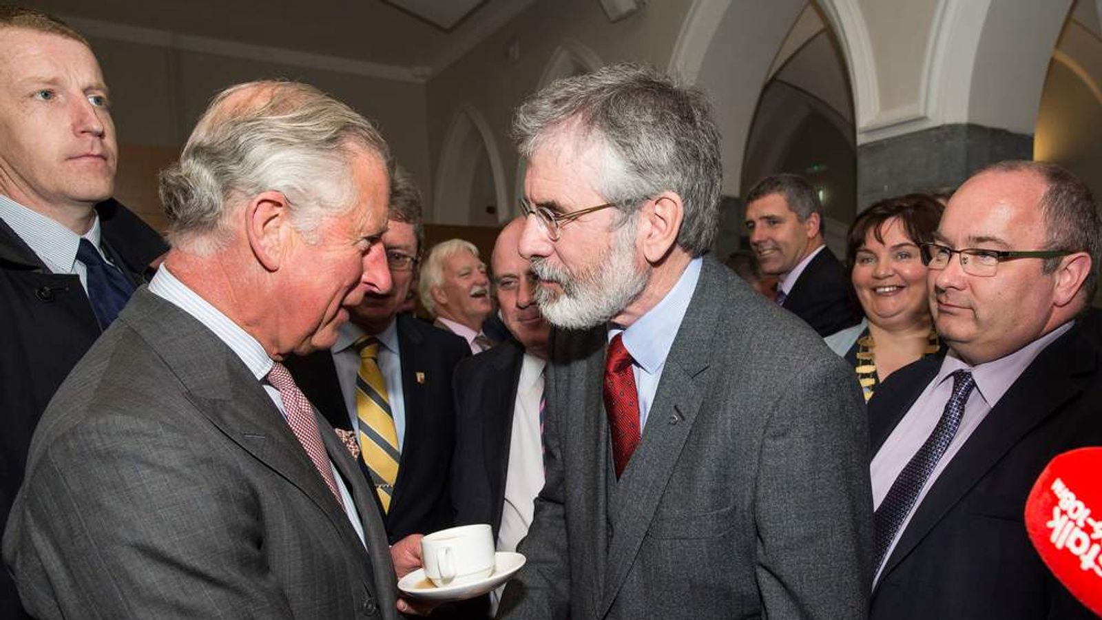 Prince Charles Shakes Hands With Gerry Adams | World News | Sky News