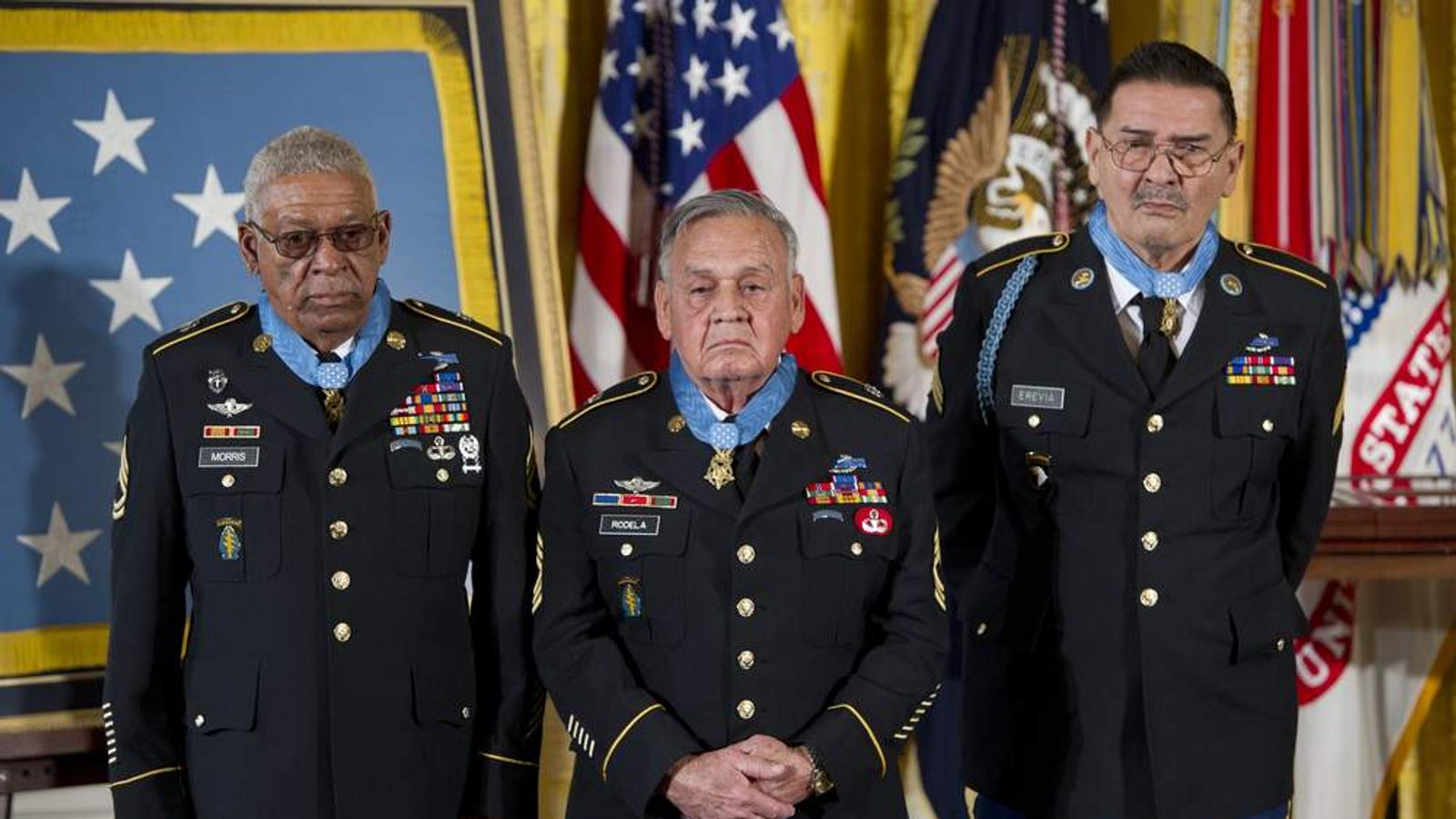 Army Vets Awarded Medal Of Honor Decades Late | US News | Sky News