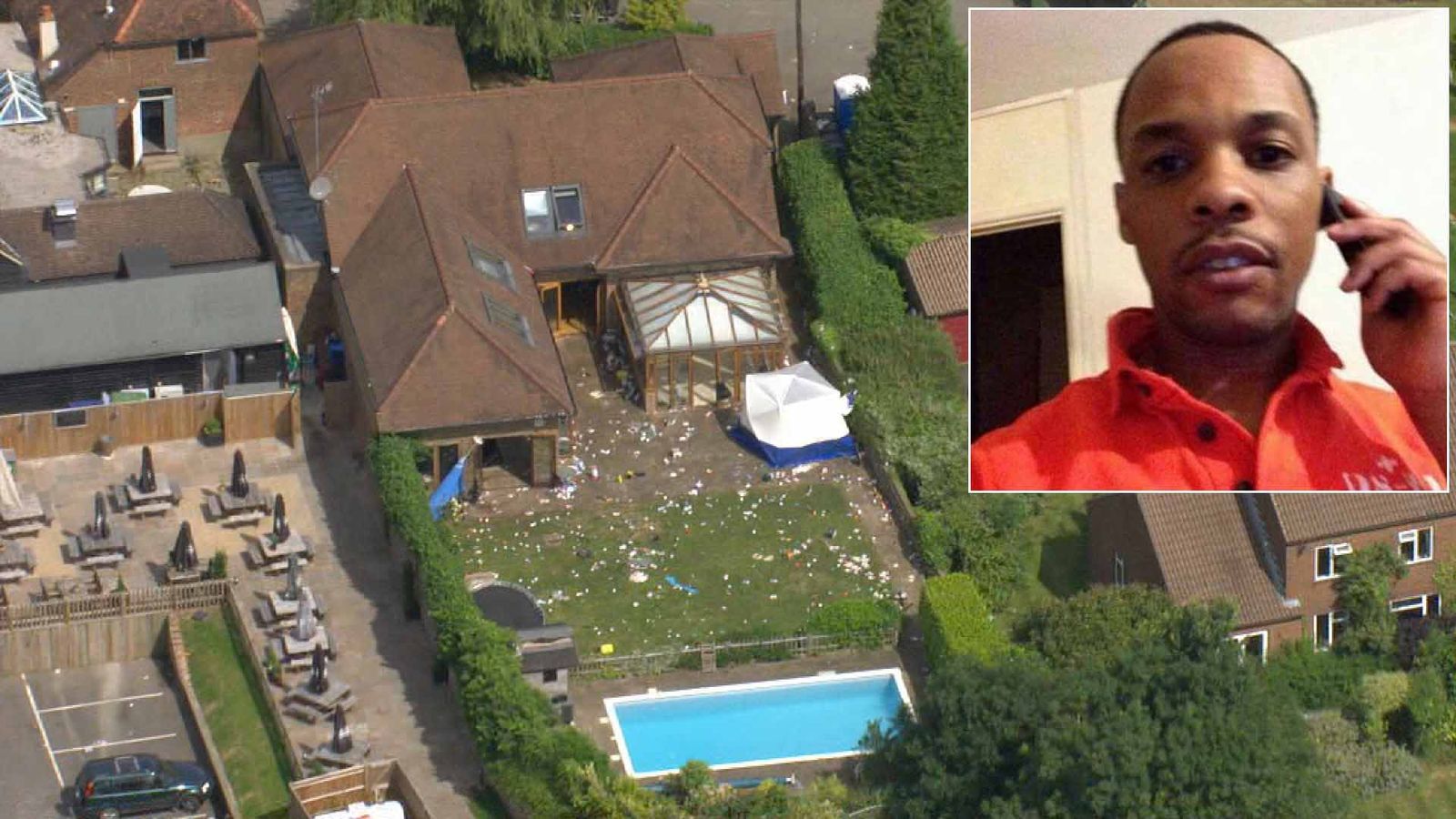 Pool Party Victim Died From Gunshot Wound | UK News | Sky News