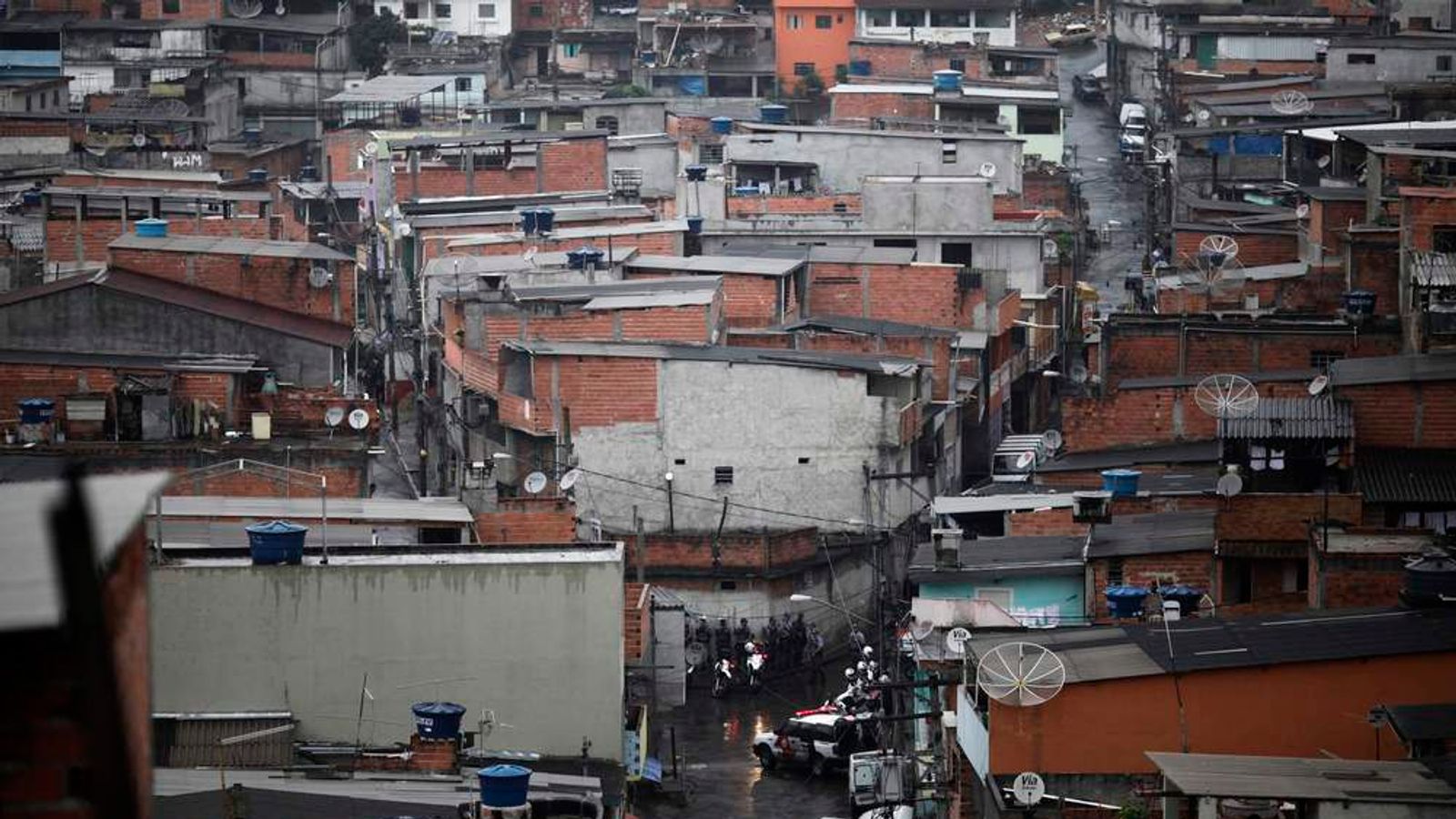 Brazil: Armed Police Raid Sao Paulo Slum | World News | Sky News