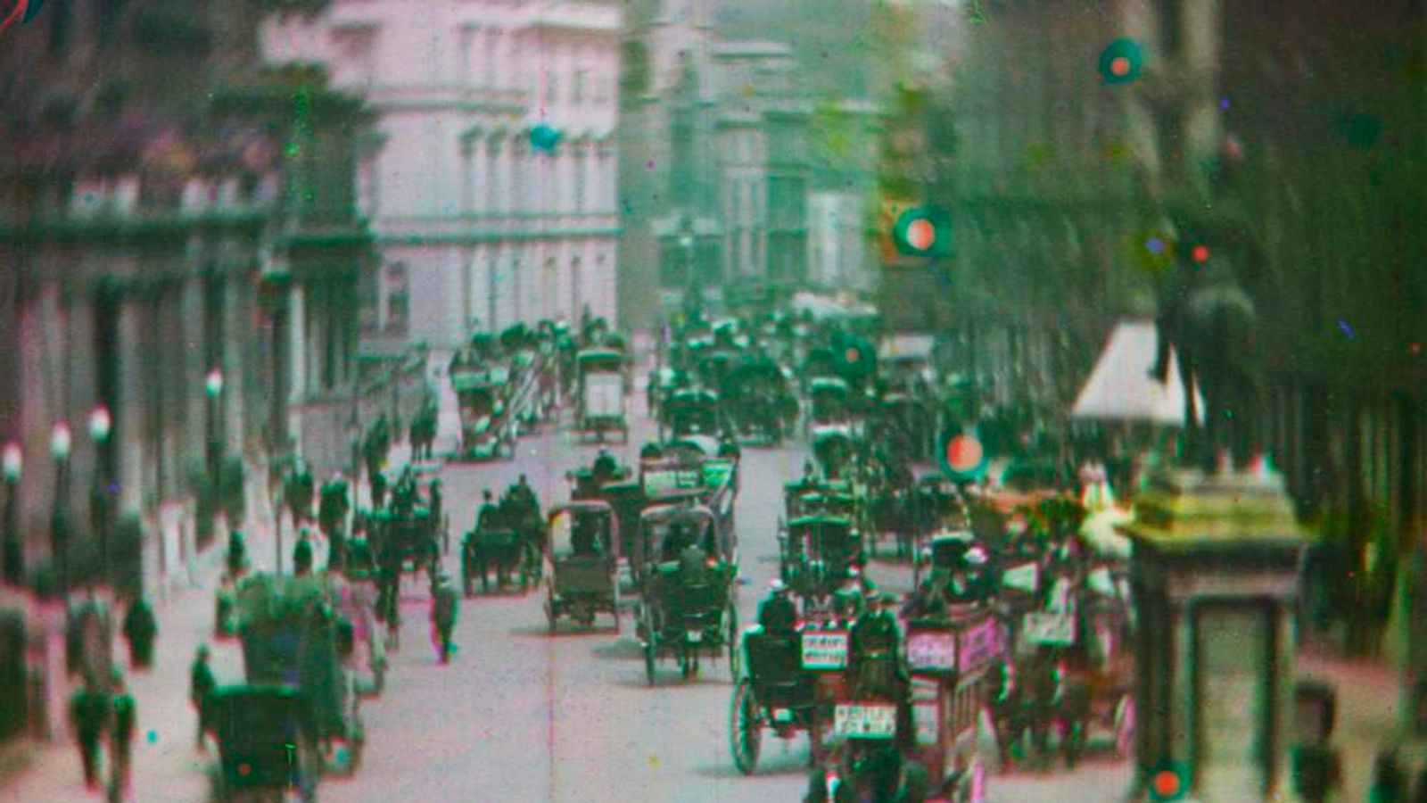 World's First Colour Video Footage Unveiled | Ents & Arts News | Sky News