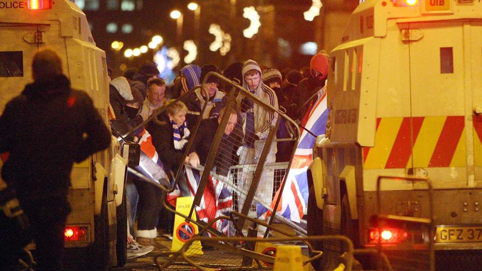 Belfast Union Flag Riot: 18 People Injured | UK News | Sky News