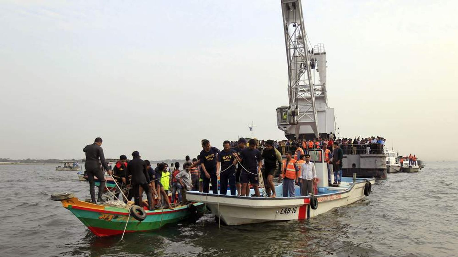 Bangladesh: Ferry With 100 On Board Capsizes | World News | Sky News