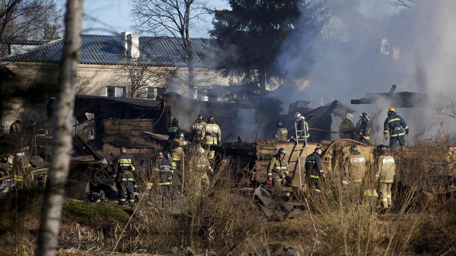 Russia: Psychiatric Hospital Fire Kills 38 | World News | Sky News