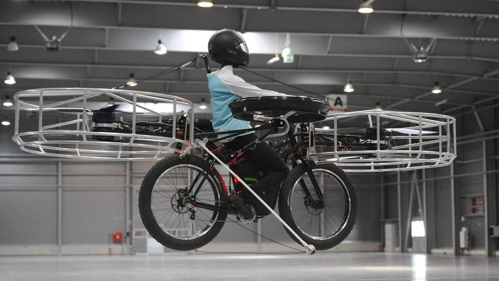 Flying Bikes: Firms Create Airborne Prototype | Science, Climate & Tech ...