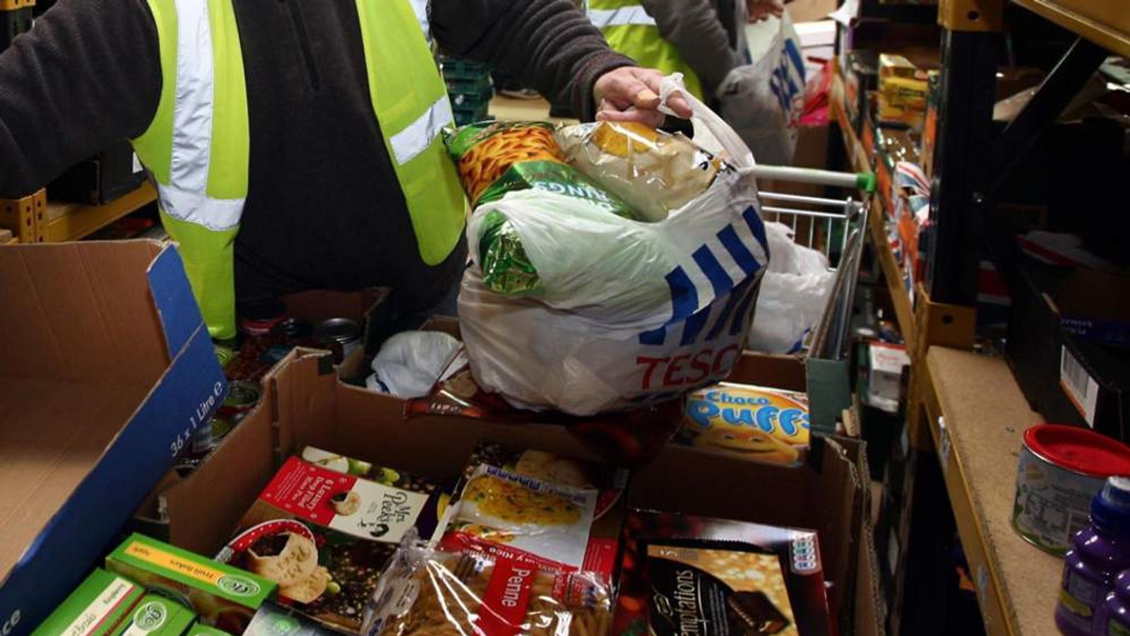 Poor 'Driven To Food Banks' By Benefits Curbs | Politics News | Sky News