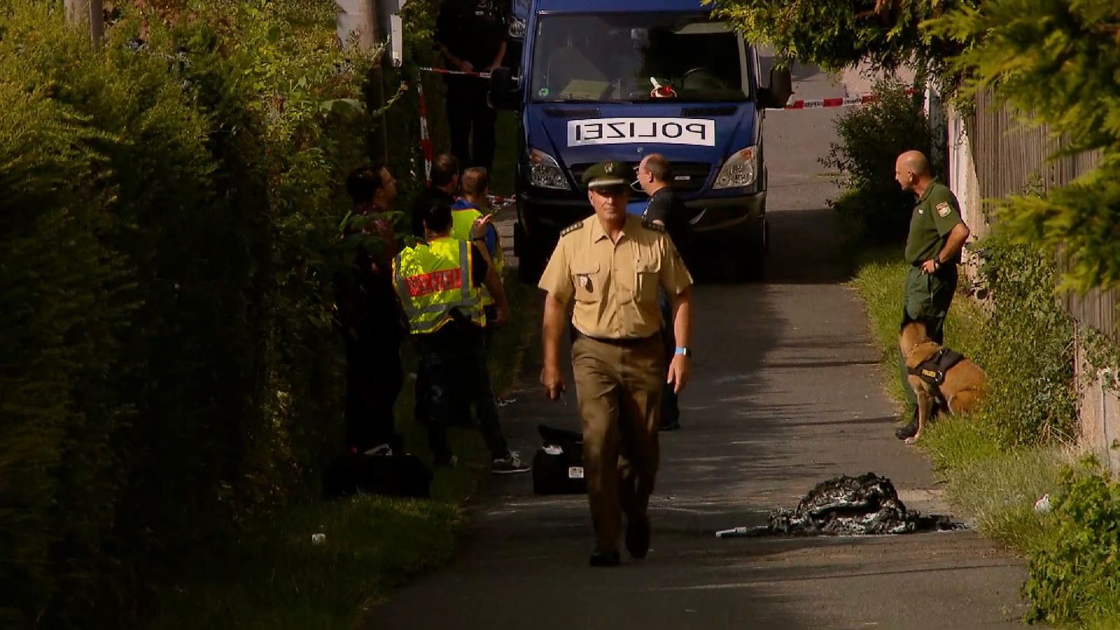 Suitcase Blaze Causes Bomb Scare In Germany | World News | Sky News