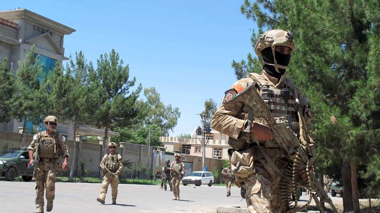 Taliban Ambush Kills 20 Police Officers | World News | Sky News