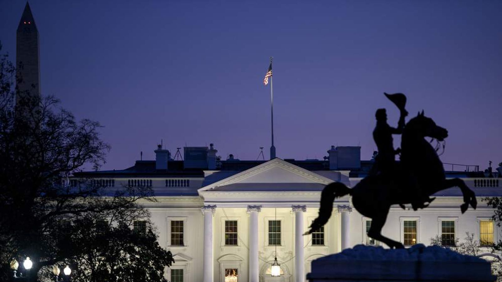 Gunwoman Held At White House Refuses To Speak | US News | Sky News