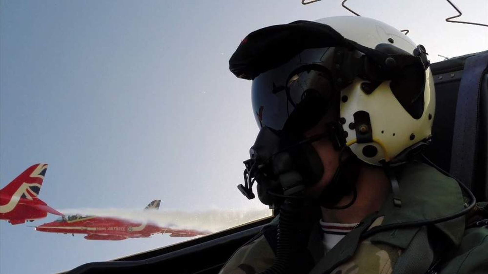 Inside The Cockpit With The Red Arrows | Scoop News | Sky News