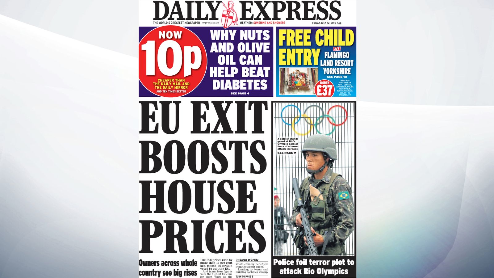 Friday's Newspaper Front Pages | UK News | Sky News