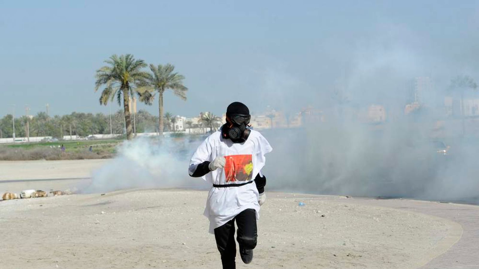 Bahrain: Shia Protesters Clash With Police | World News | Sky News